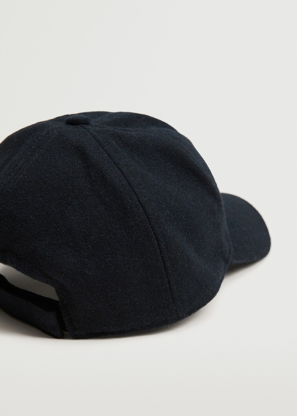 Wool-blend baseball cap
