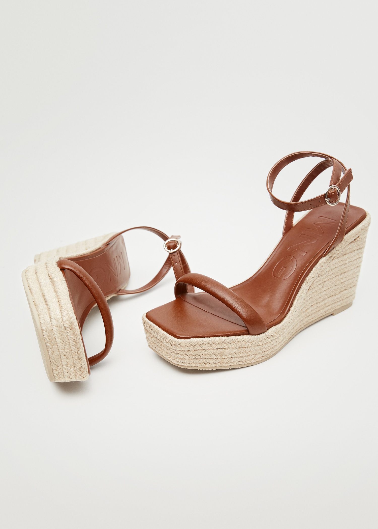 Wedge Strips Sandals