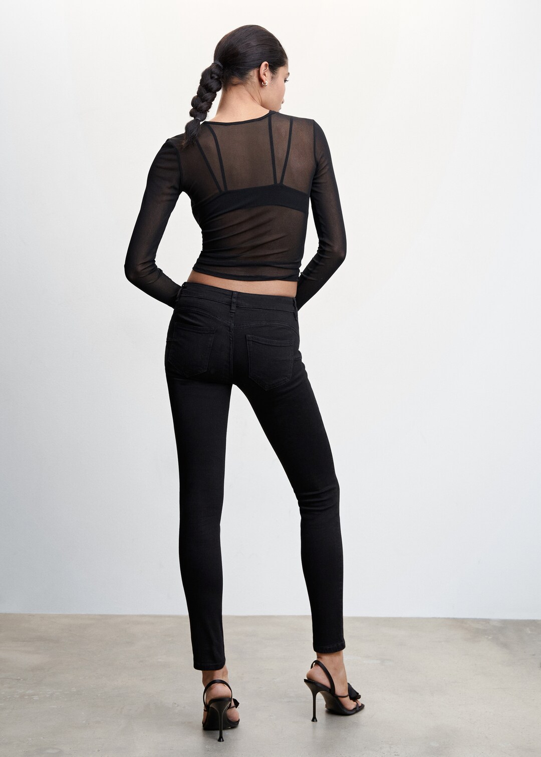 Skinny push-up jeans - Women | MANGO OUTLET USA