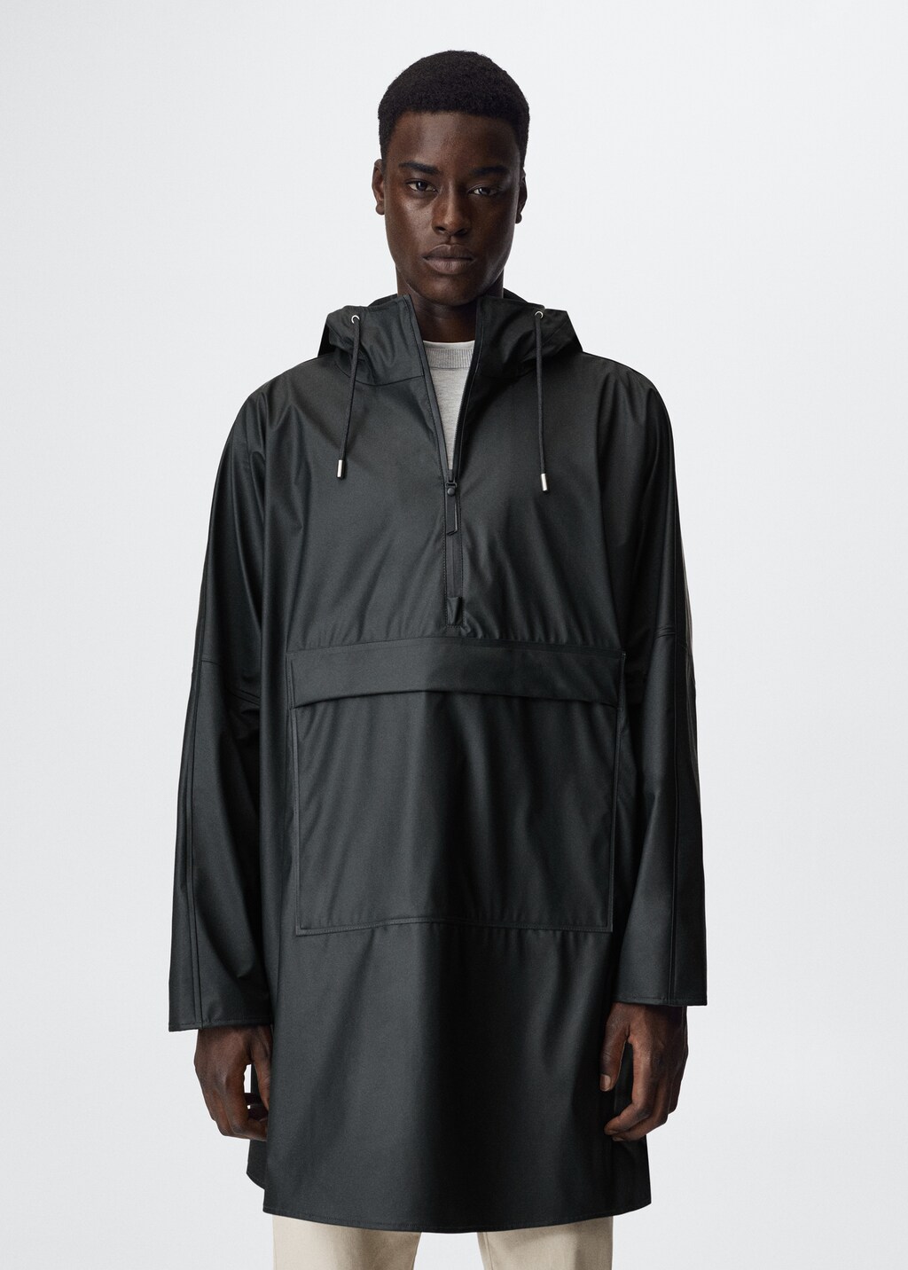 Packable raincoat - Men | MANGO OUTLET Greece