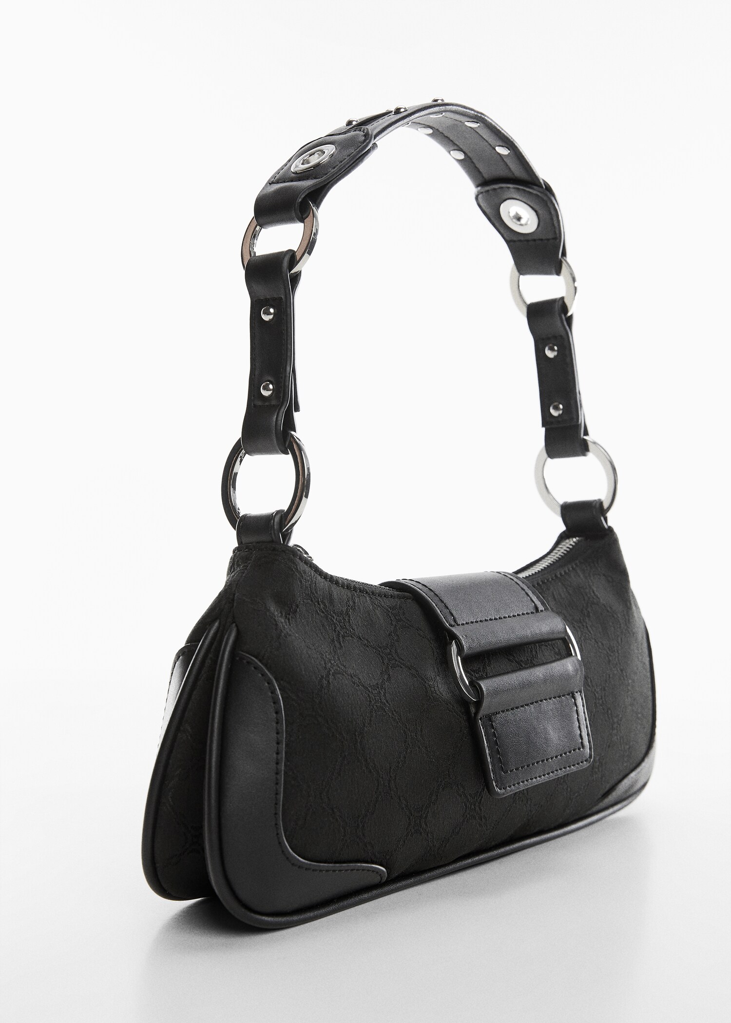 Metallic details bag - Woman | MANGO OUTLET United Kingdom
