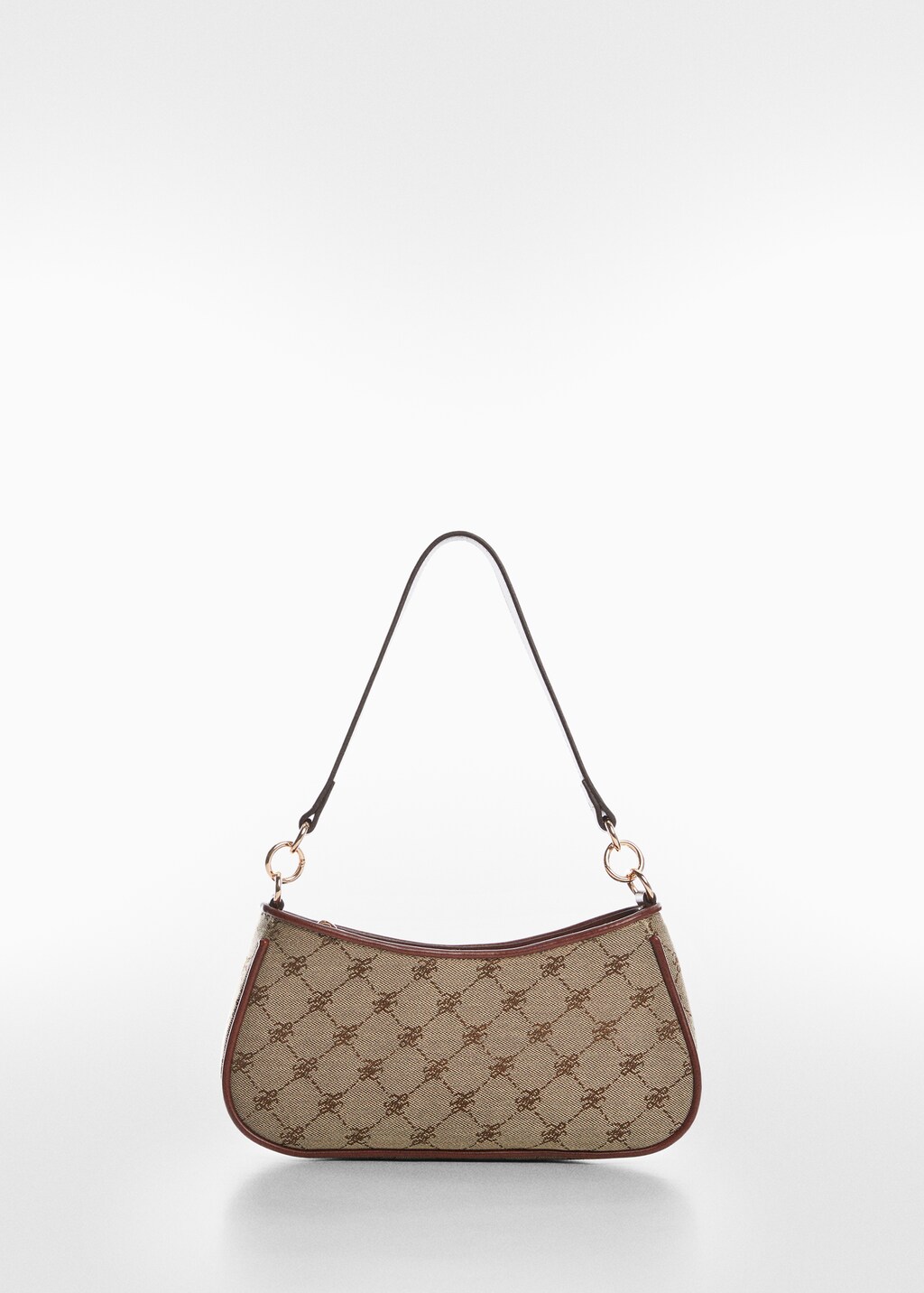 Jacquard shoulder bag - Women | MANGO OUTLET United Kingdom