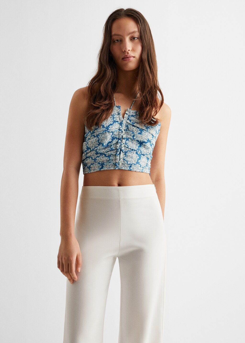 Pantalon met splitten