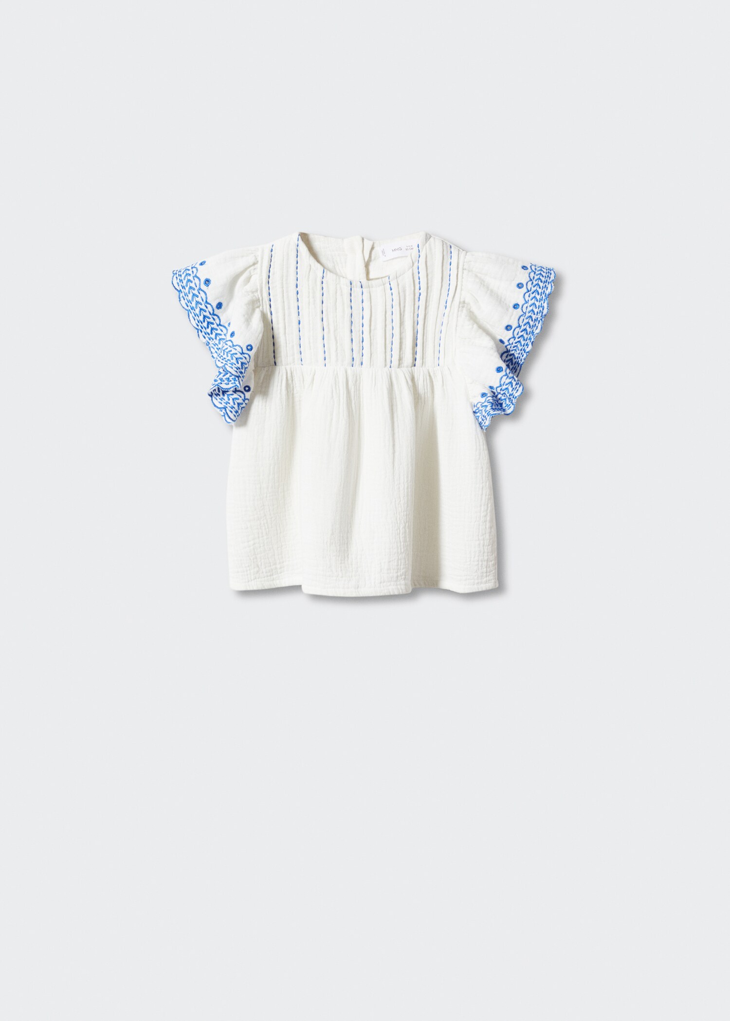 Embroidered Details Blouse