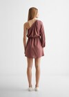 Asymmetrical ruffle dress - Teenage girl | MANGO OUTLET United Kingdom