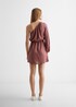 Asymmetrical ruffle dress - Teenage girl | MANGO OUTLET United Kingdom