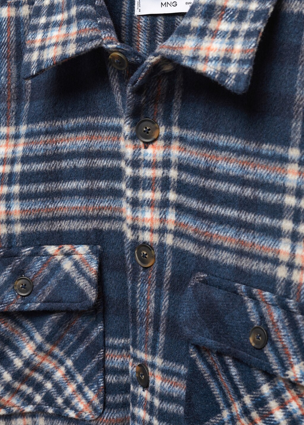 Check wool-blend overshirt - Men | MANGO OUTLET USA Check wool-blend overshirt - Men | MANGO OUTLET USA