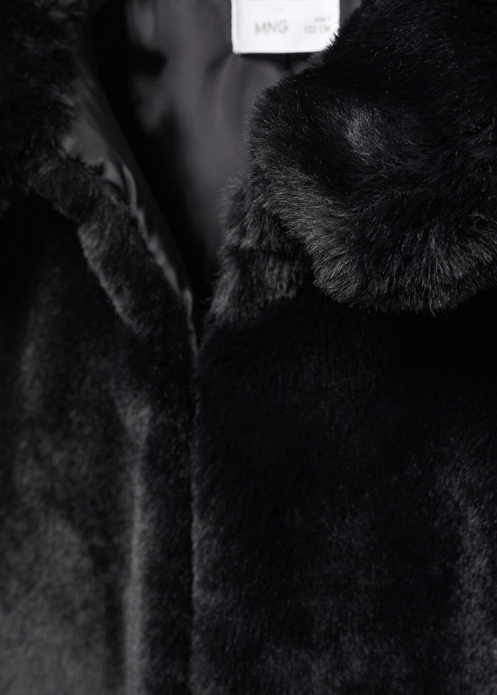 Fur-effect coat - Girls | MANGO OUTLET USA Fur-effect coat - Girls | MANGO OUTLET USA