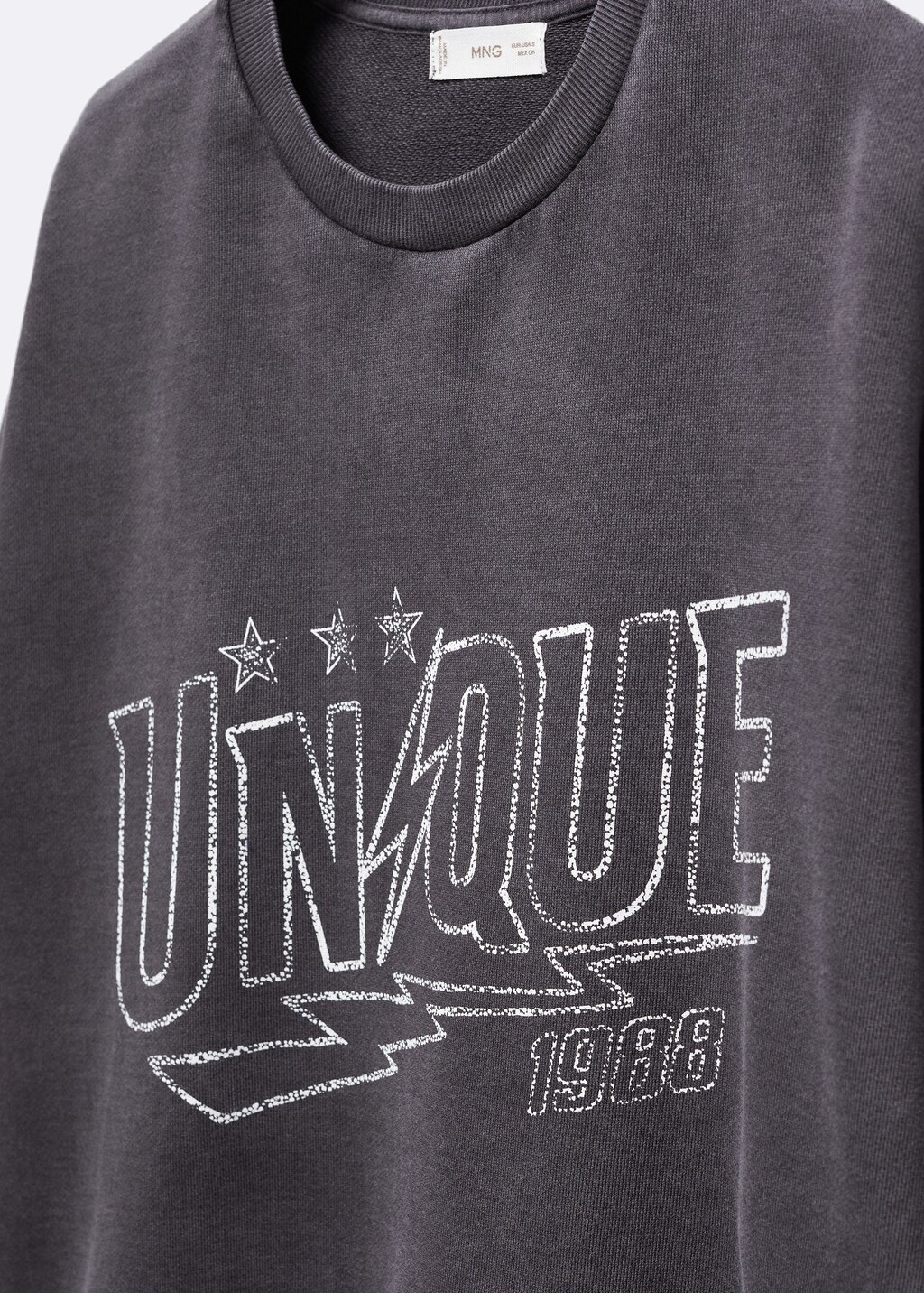 Printed cotton sweatshirt - Teen Girl | MANGO OUTLET USA Printed cotton sweatshirt - Teen Girl | MANGO OUTLET USA