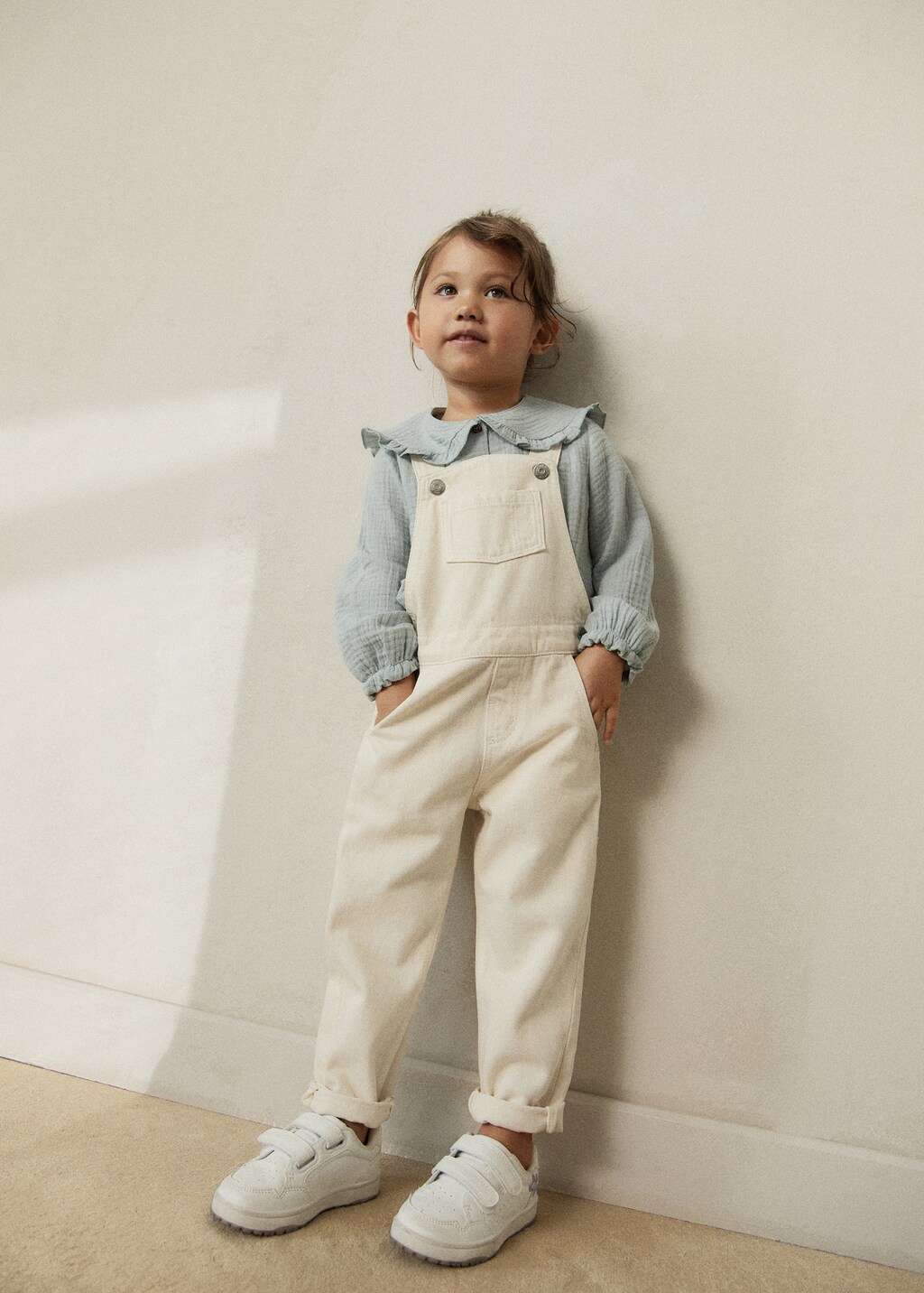 Lined denim dungarees - Girls | MANGO OUTLET Hungary
