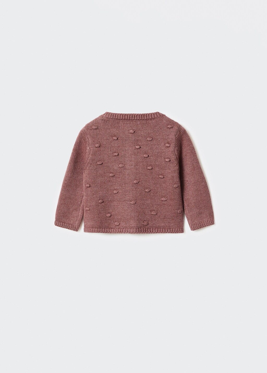 Embroidered knit cardigan - Girls | MANGO OUTLET United Kingdom