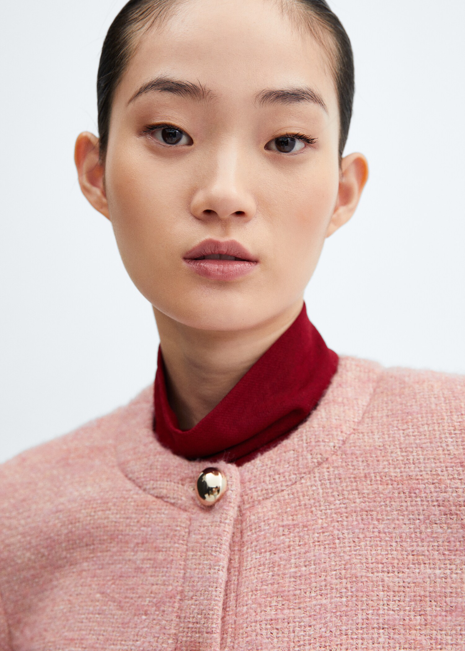 Knitted buttoned jacket - Women | MANGO OUTLET United Kingdom