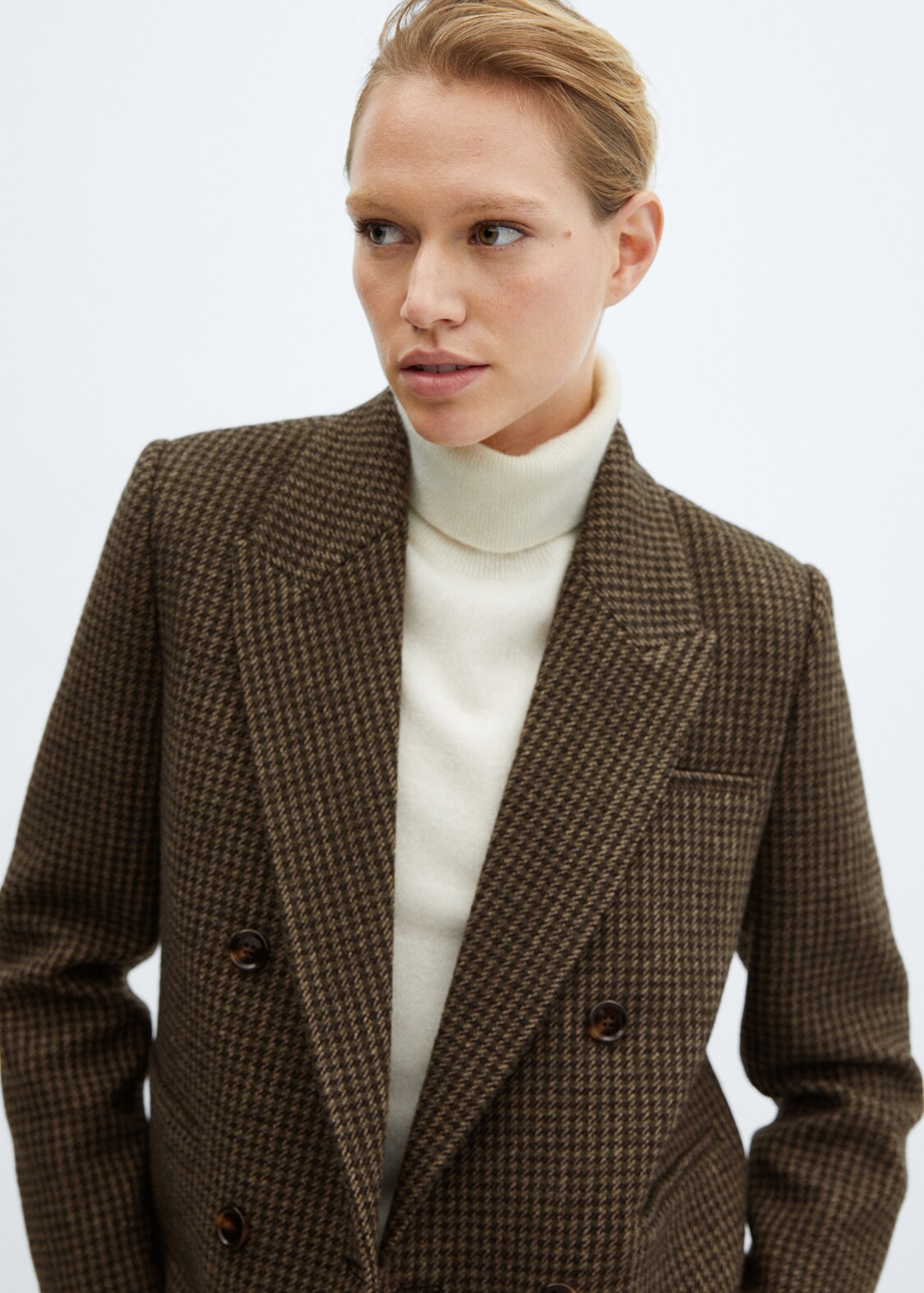 Cropped wool jacket - Women | MANGO OUTLET USA