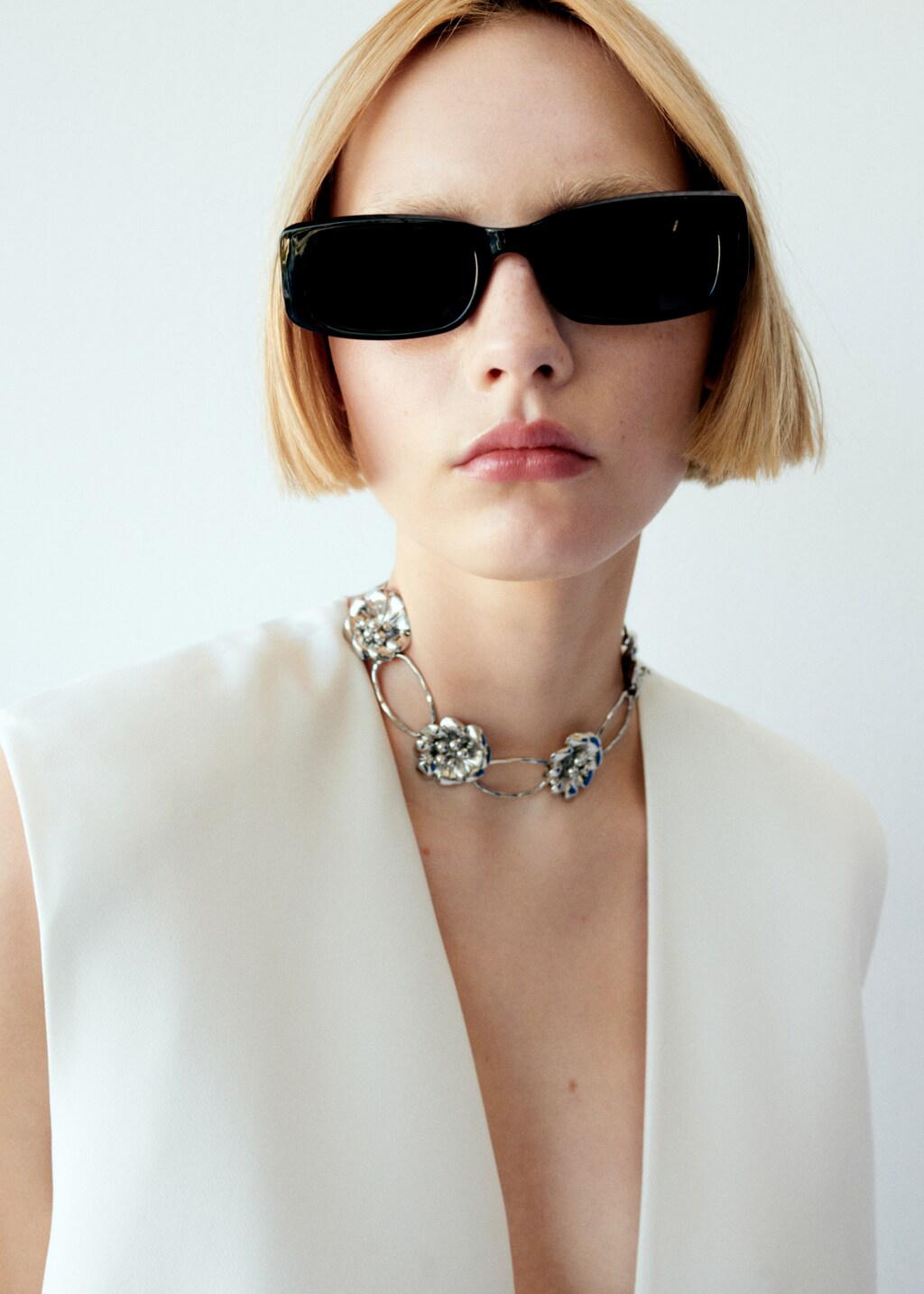 Rectangular Sunglasses Women Mango Outlet United Kingdom