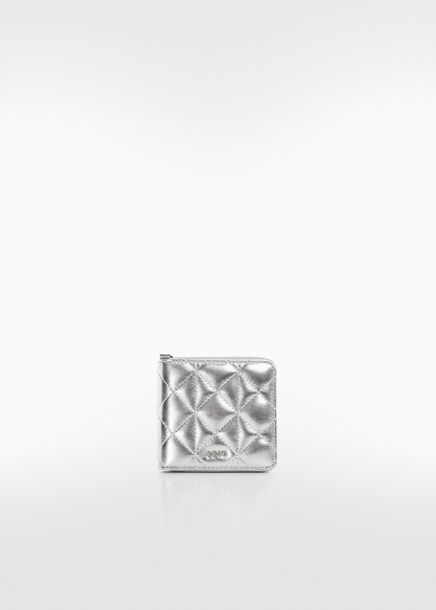 Padded logo wallet - Women | MANGO OUTLET USA