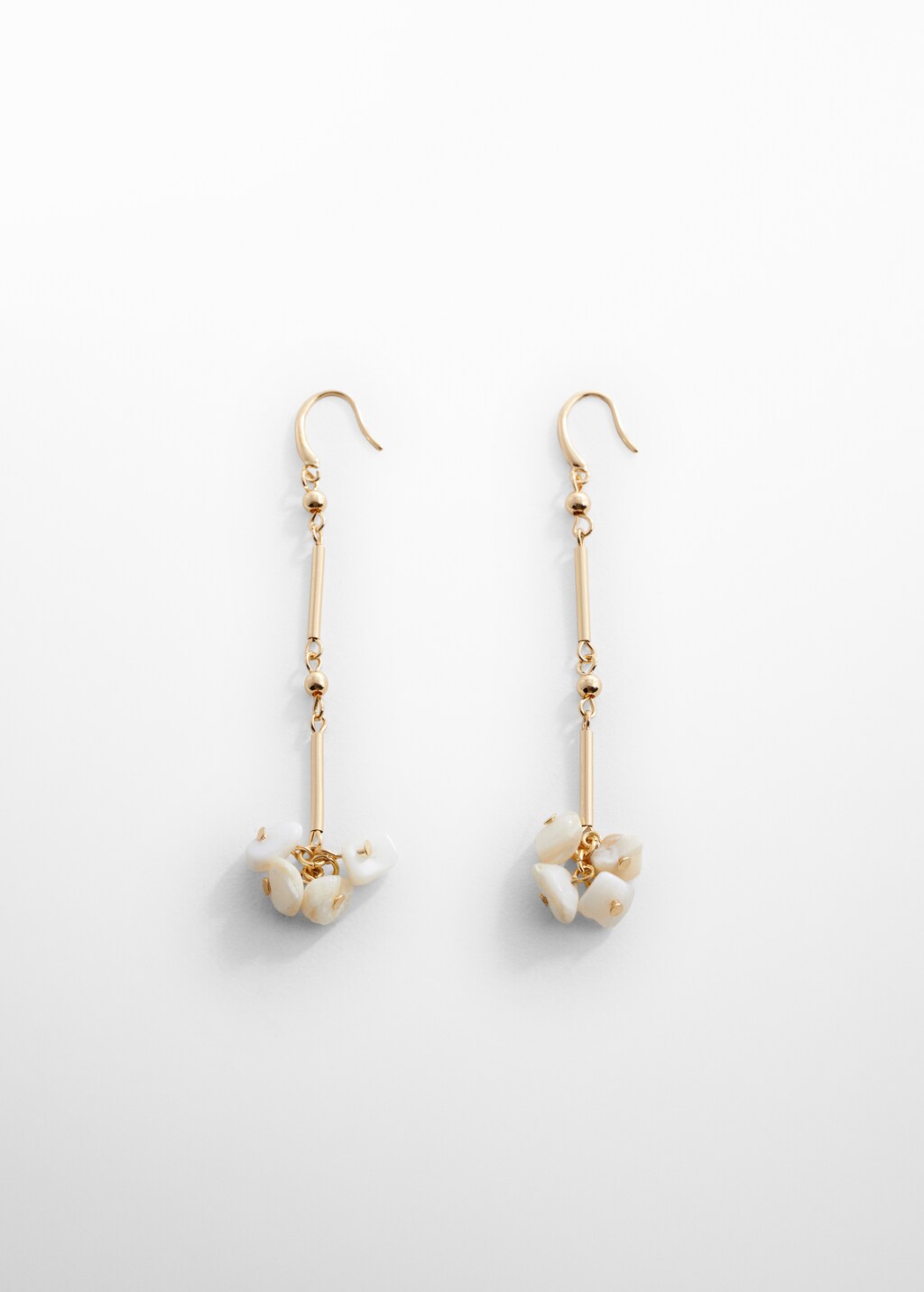 Shell pendant earrings