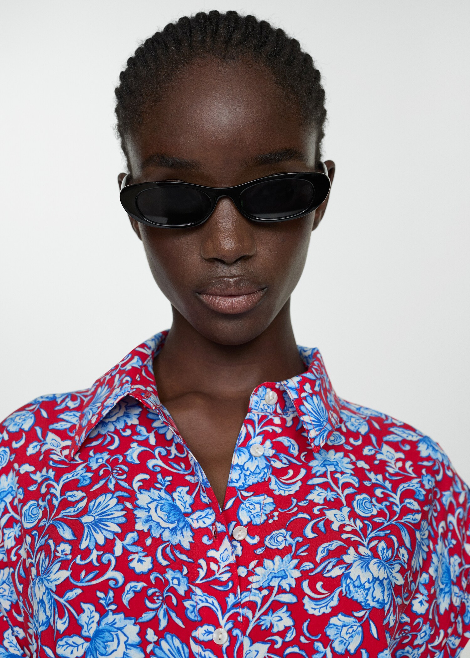 Bow shirt dress - Women | MANGO OUTLET USA