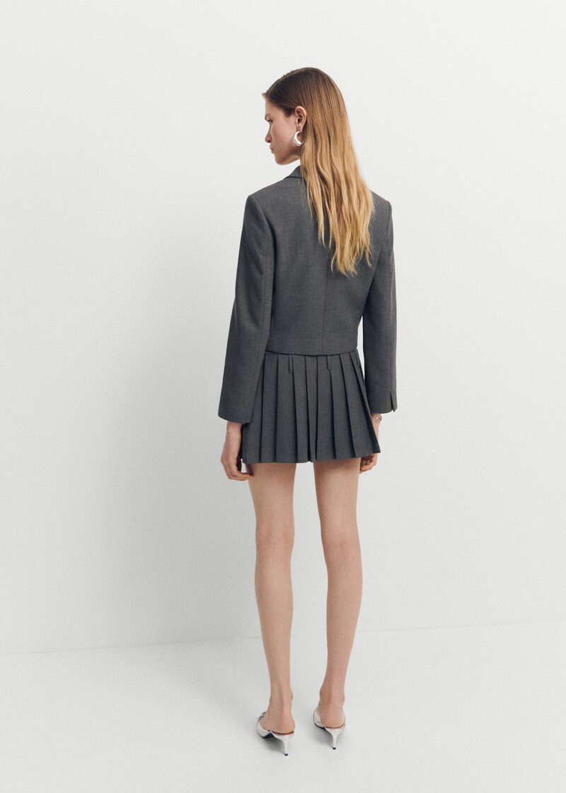 Cropped jacket with pockets - Women | MANGO OUTLET USA