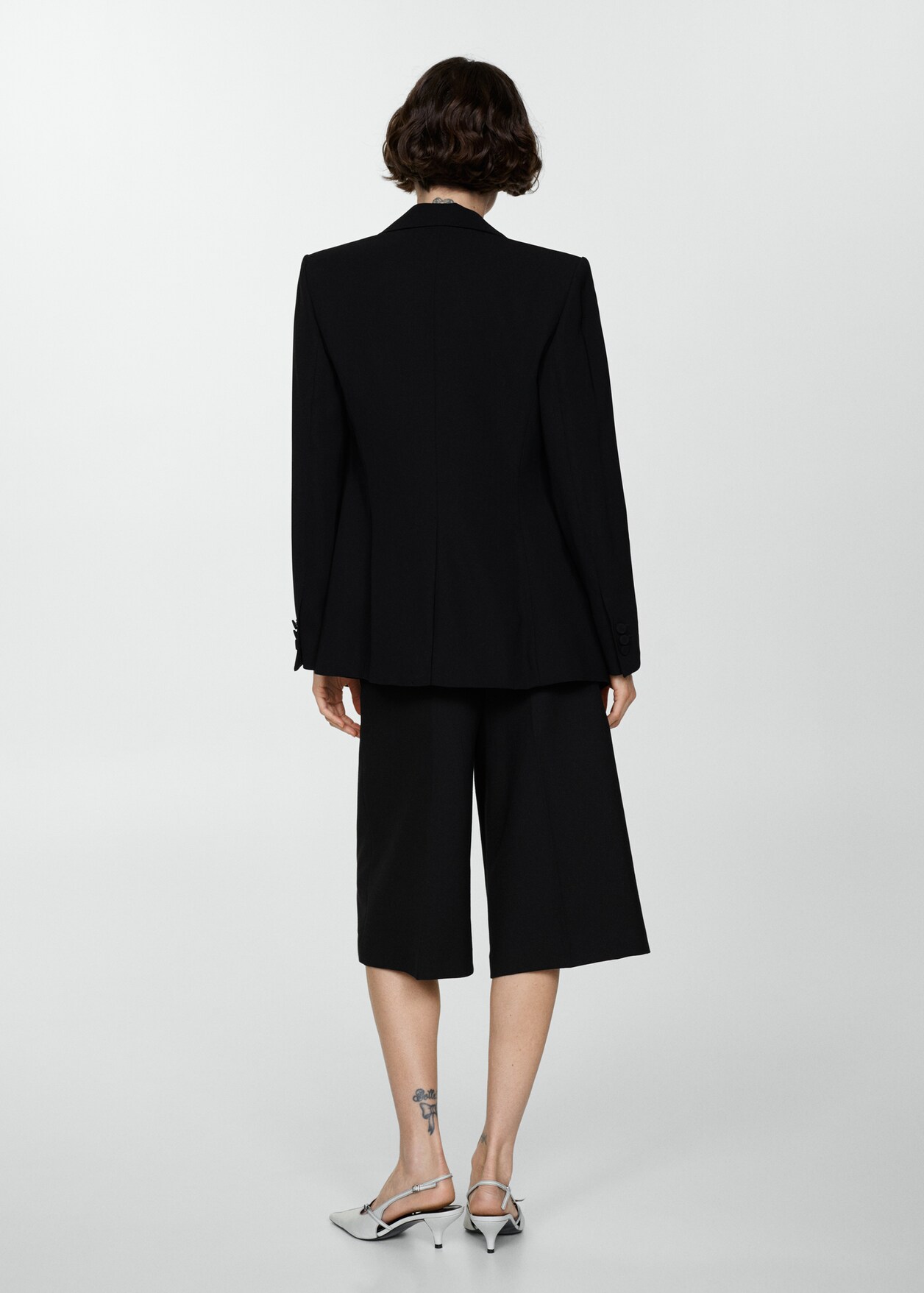 Blazer de fato reto - Mulher | MANGO OUTLET Portugal