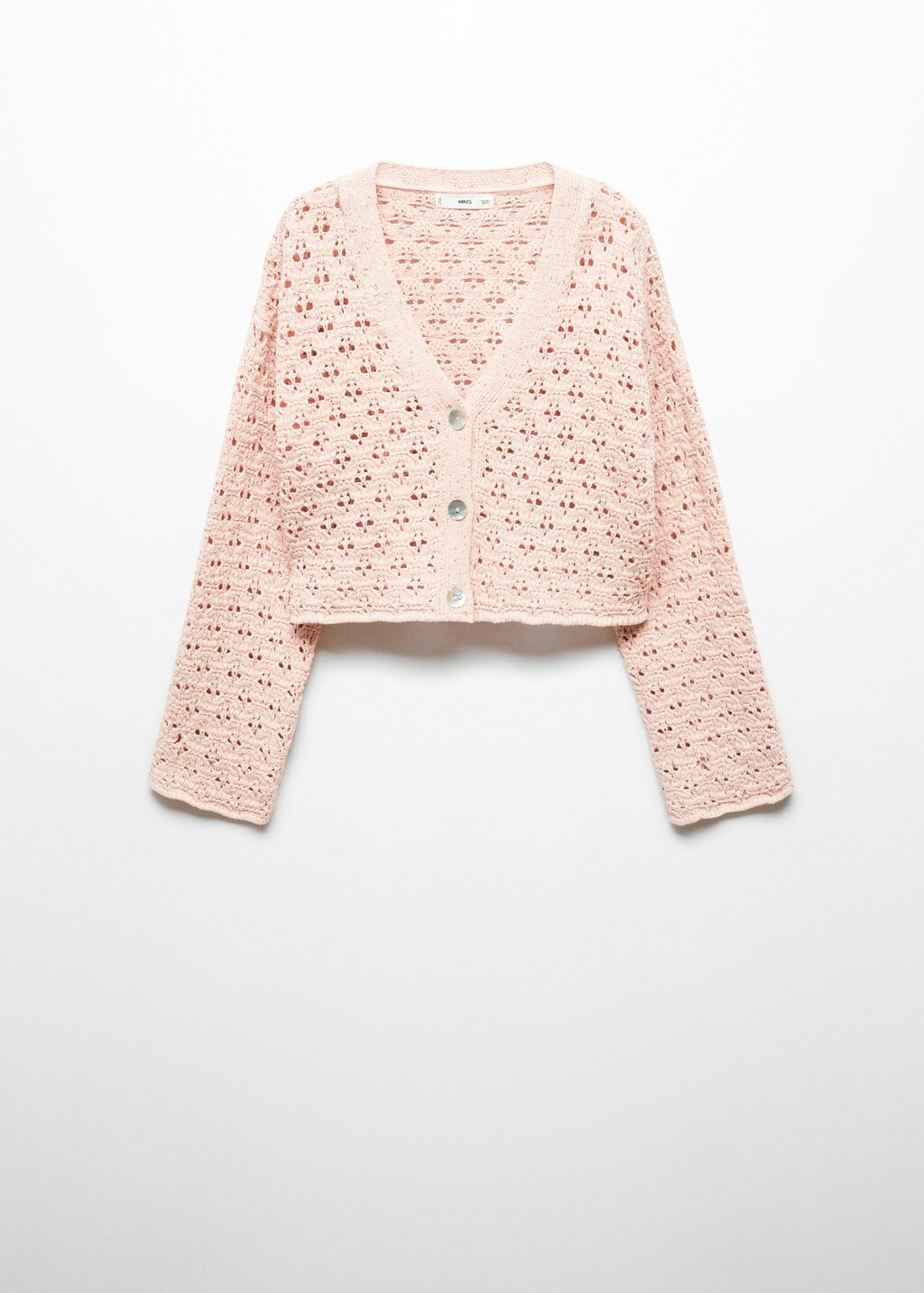 Openwork knit cardigan - Women | MANGO OUTLET USA Openwork knit cardigan - Women | MANGO OUTLET USA