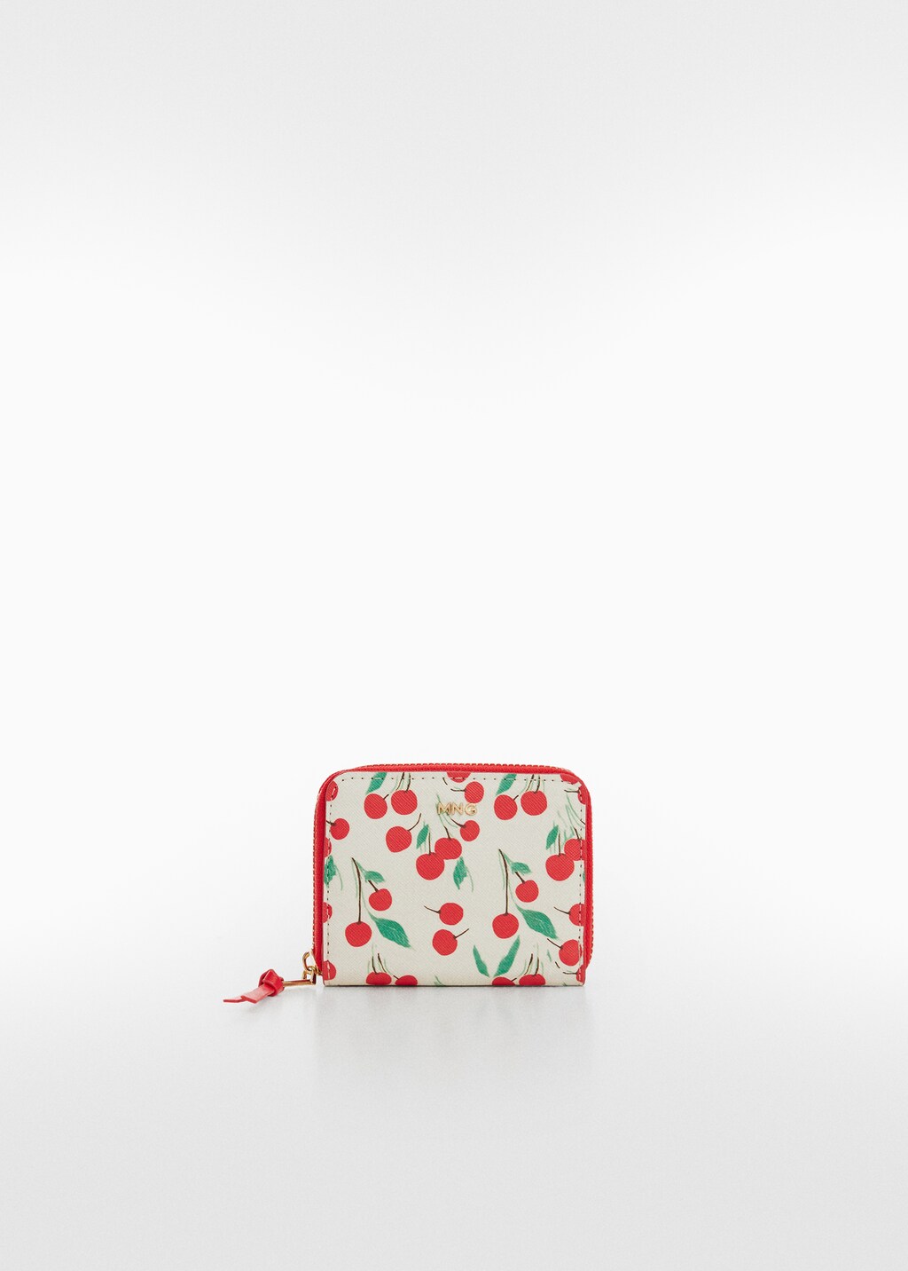 Cherry-print wallet - Women | MANGO OUTLET Finland