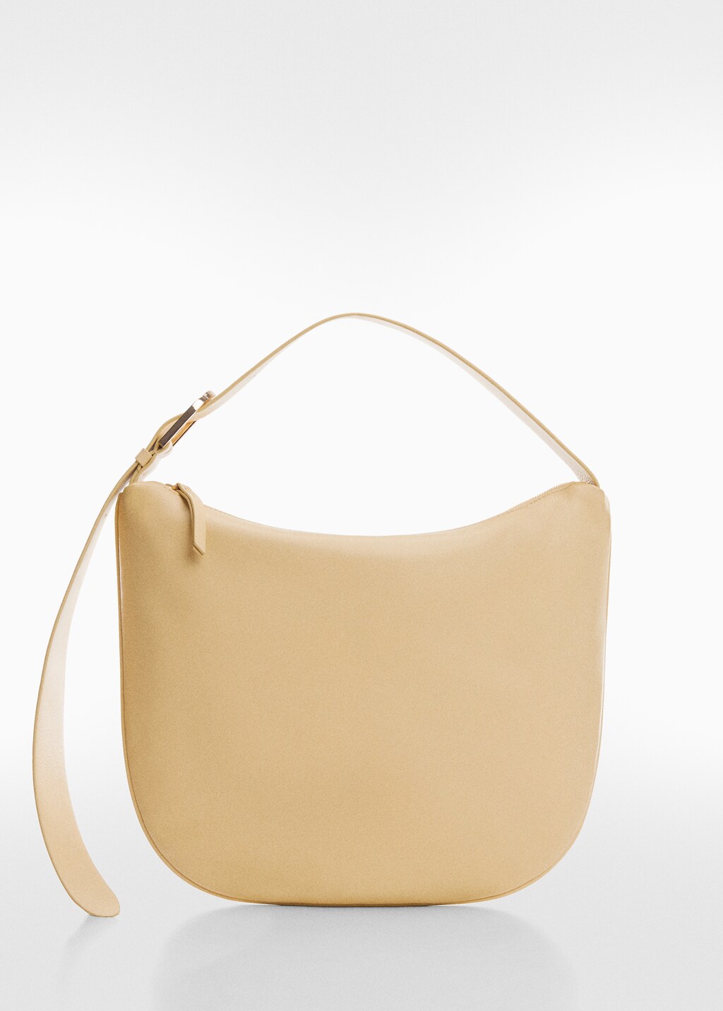 Leather shoulder bag - Women | MANGO OUTLET USA