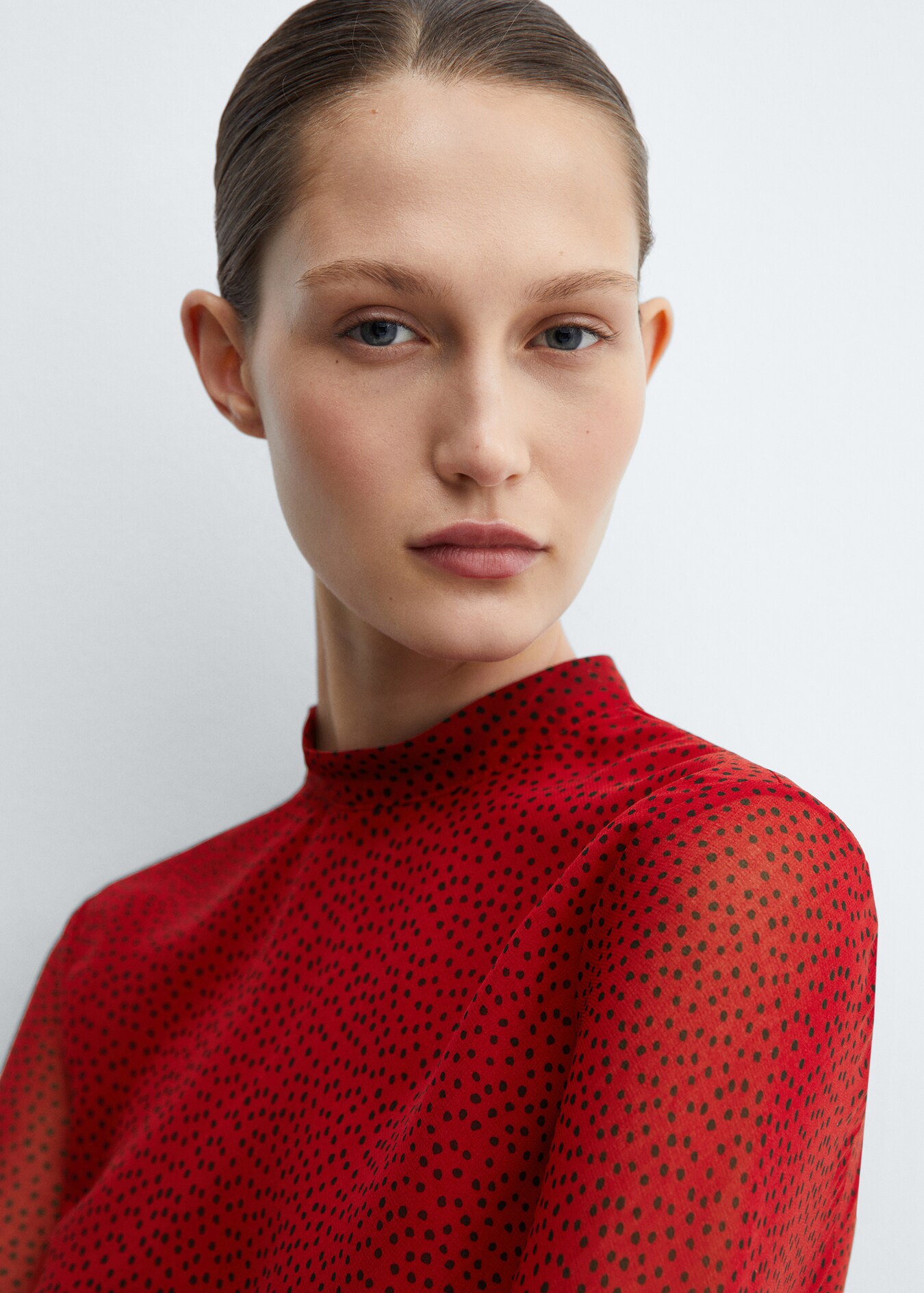 Back bow blouse - Women | MANGO OUTLET USA