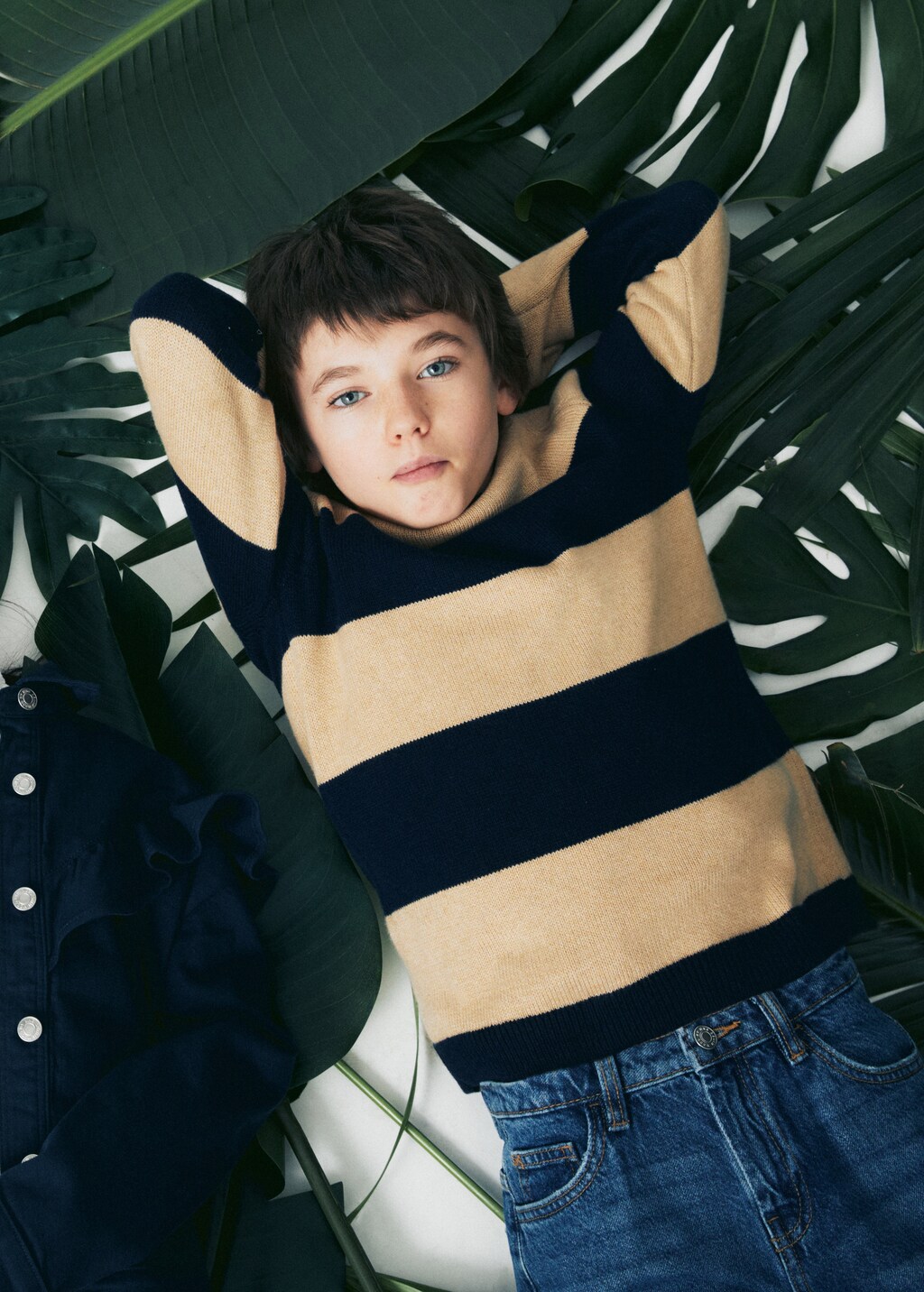Knit cotton sweater - Boys | MANGO OUTLET USA