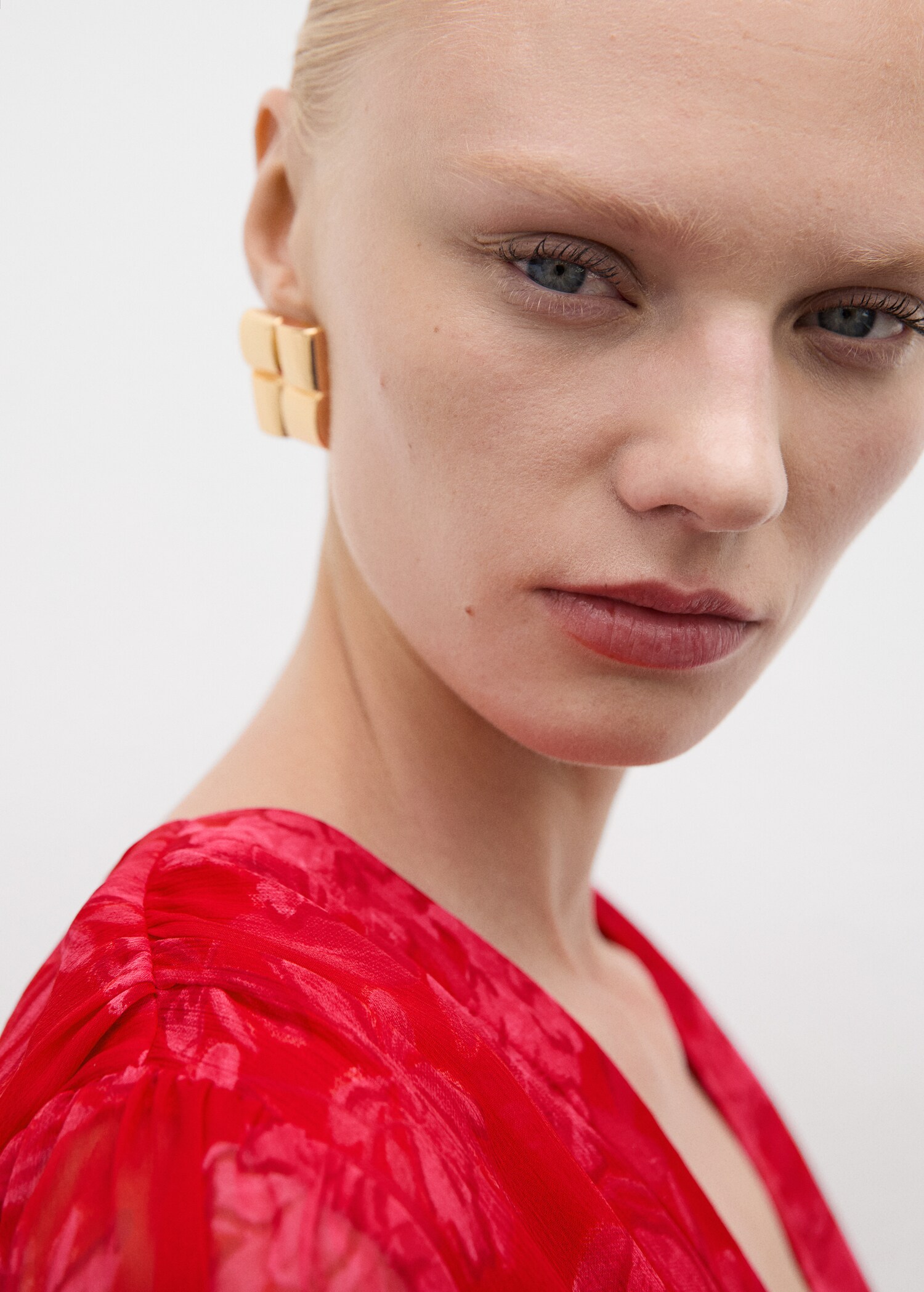 Floral-print dress with knot detail - Women | MANGO OUTLET USA