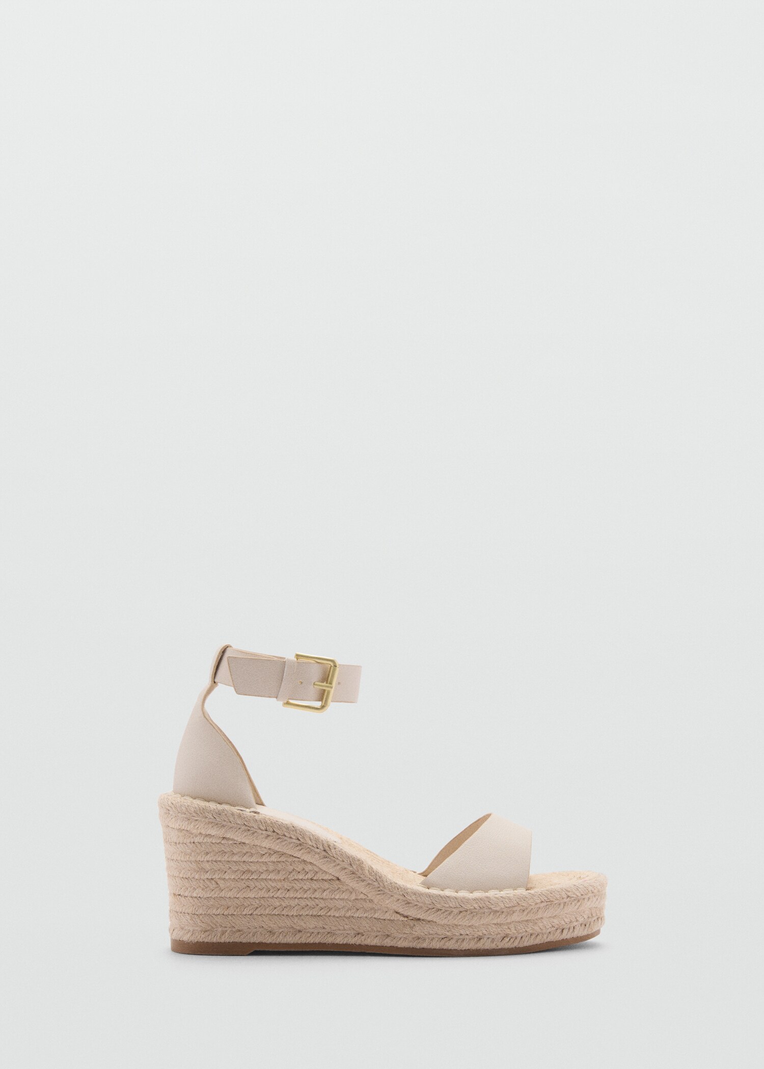 Wedge buckle sandals - Women | MANGO OUTLET USA
