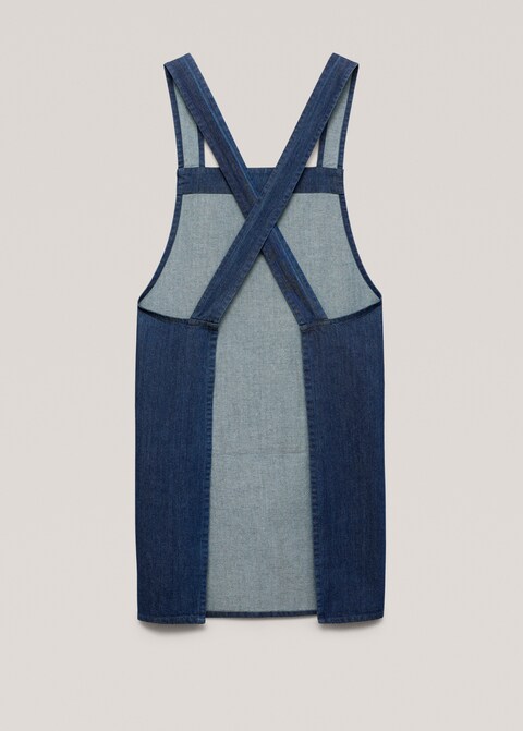 Denim crossover apron - Home | MANGO OUTLET Greece