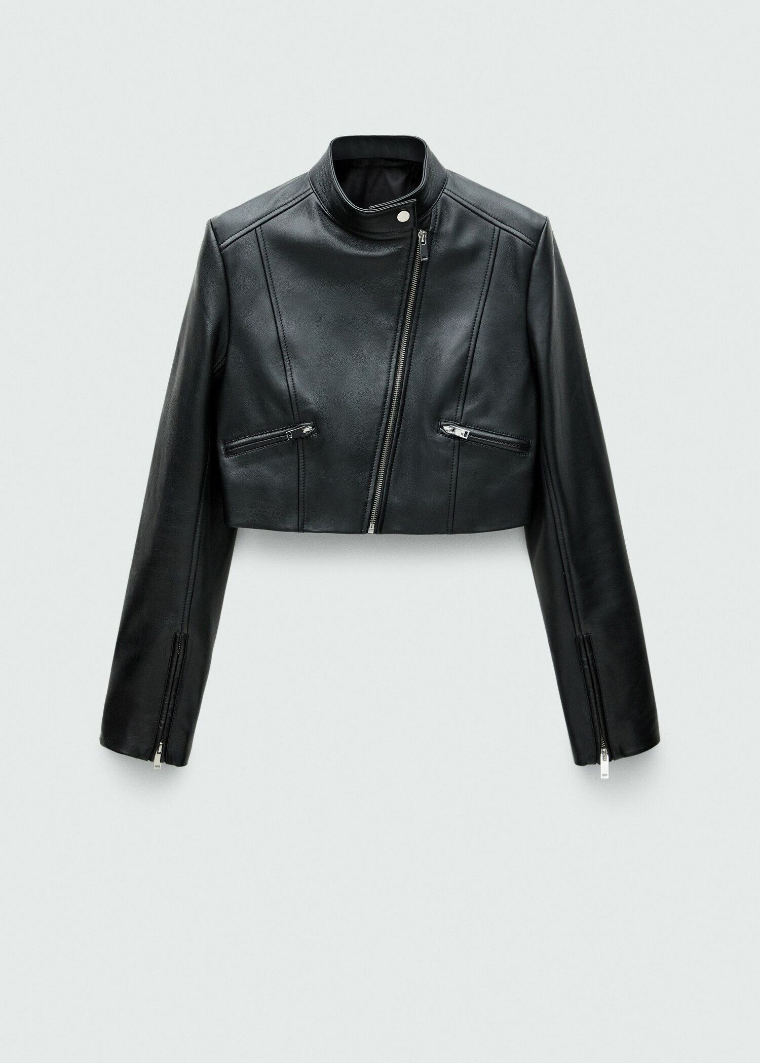 Women's leather and leather-effect collection 2025 | MANGO OUTLET ...