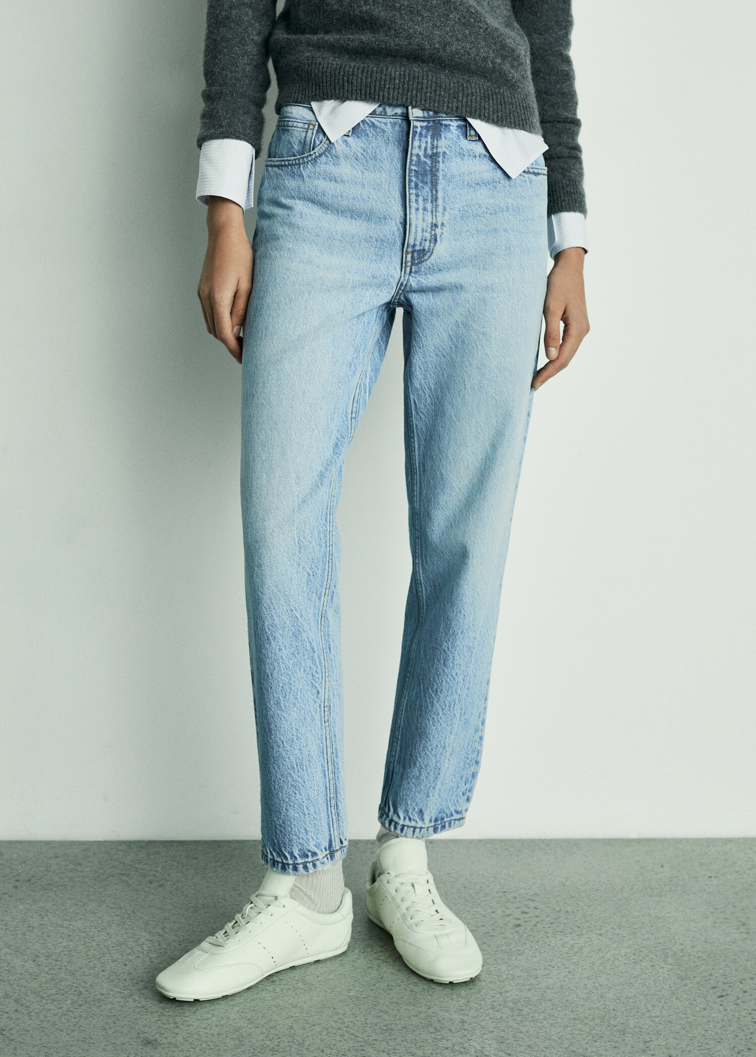 Mom2000 high-rise jeans - Women | MANGO OUTLET USA