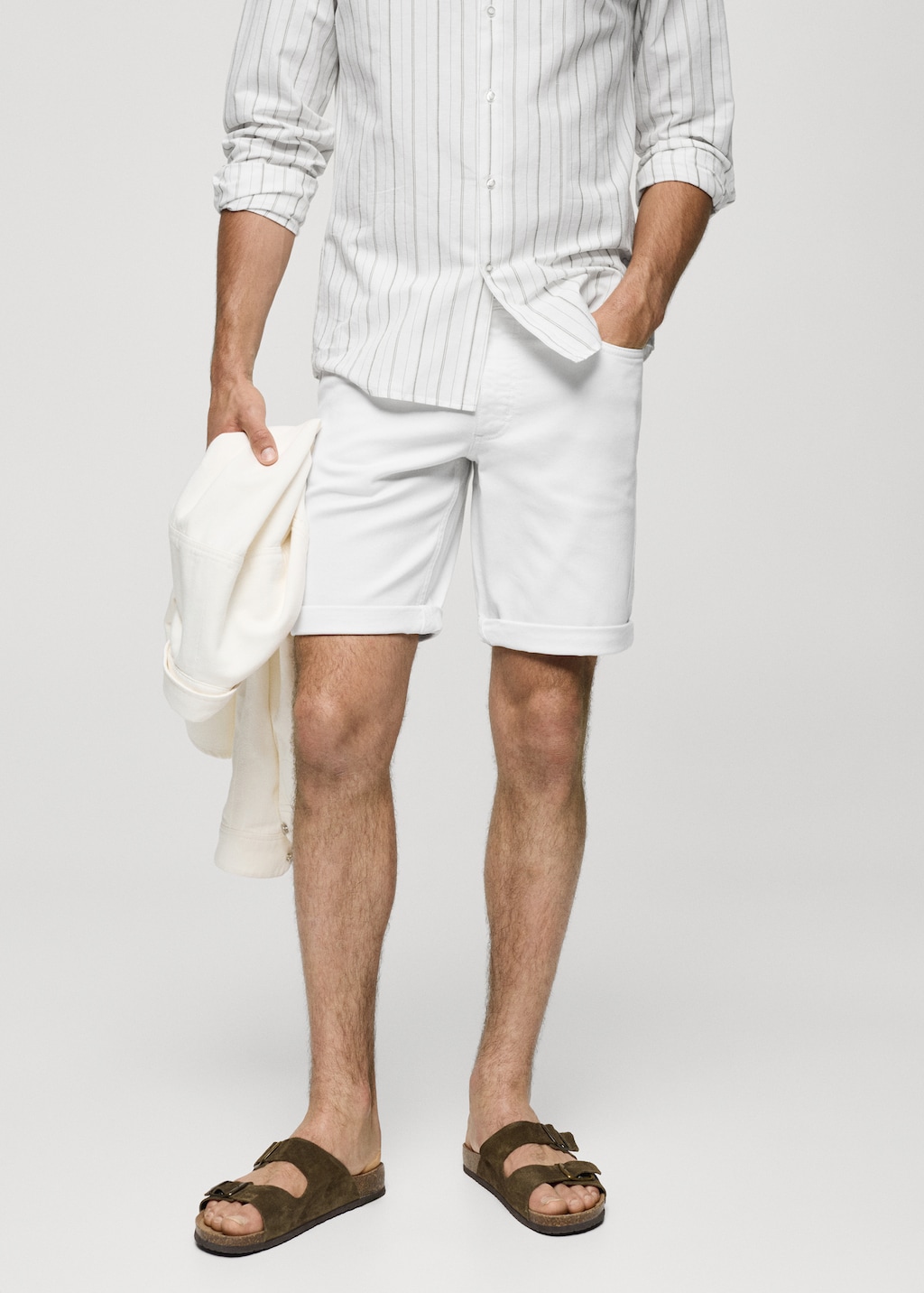 Calções de ganga slim fit - Homem | MANGO OUTLET Portugal Calções de ganga slim fit - Homem | MANGO OUTLET Portugal