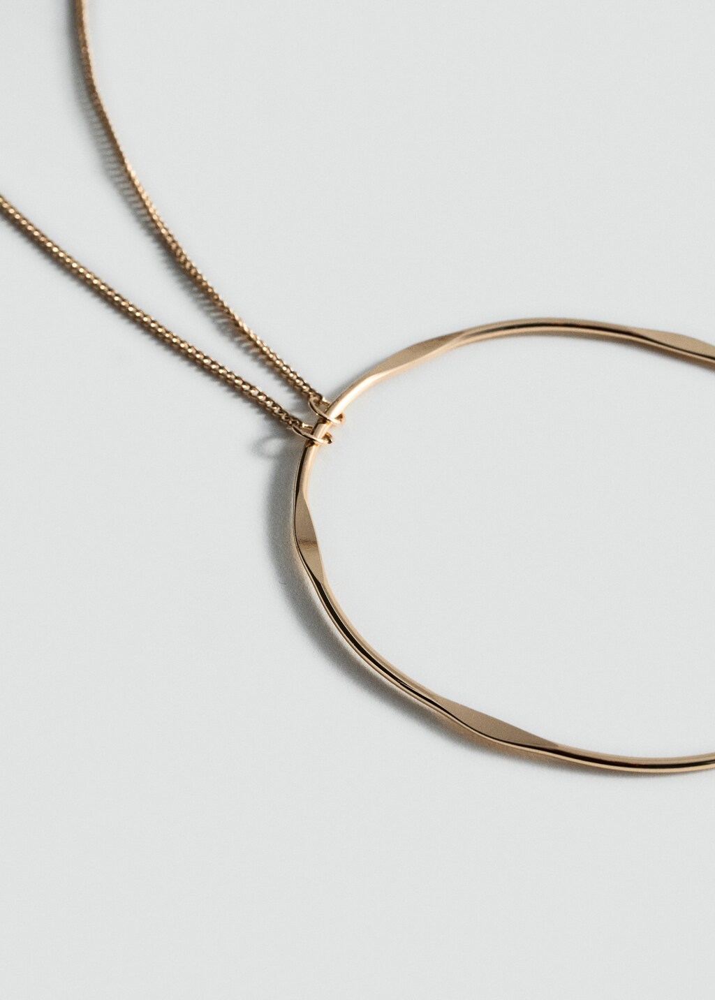 Collier chaîne avec anneau - Fille Teen | MANGO OUTLET France ...